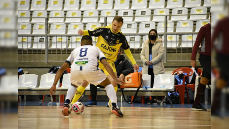 Depois de atraso, Jaraguá e Santo André/Intelli ficam no empate - X1 Futsal